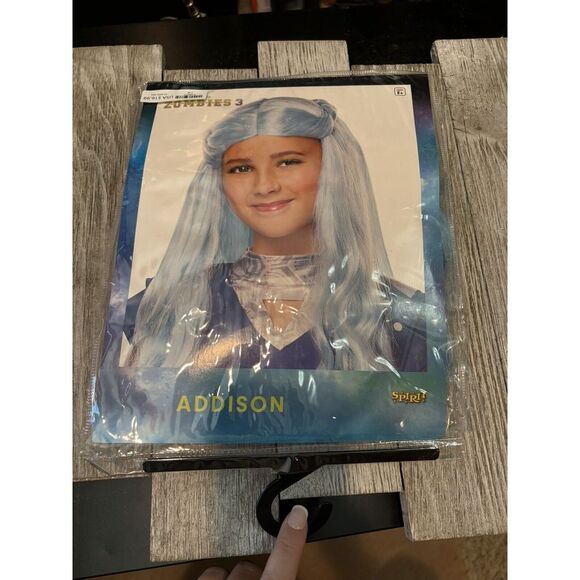 Disney | Costumes | Disney Zombies 3 Addison Costume Child Deluxe Wig ...